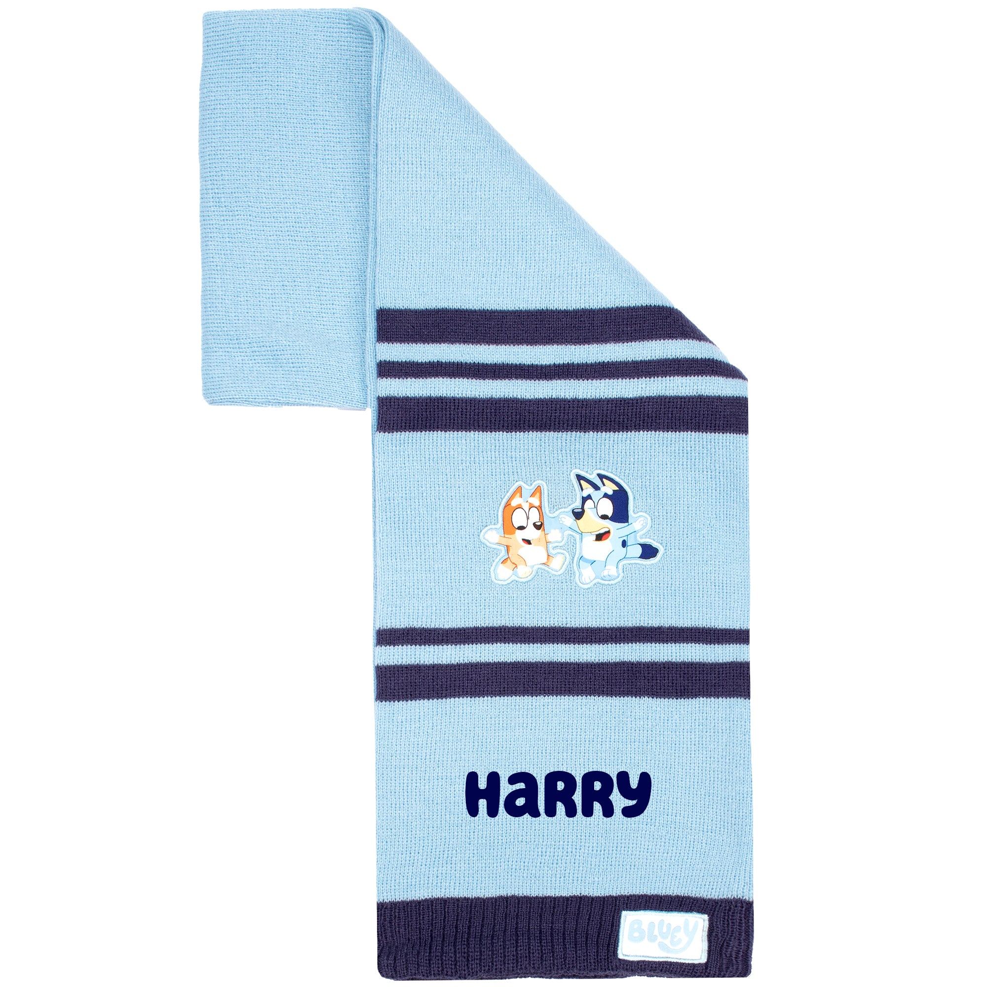 Bluey Children's Personalised Scarf Winter Woolly Scarf Soft and Warm ...