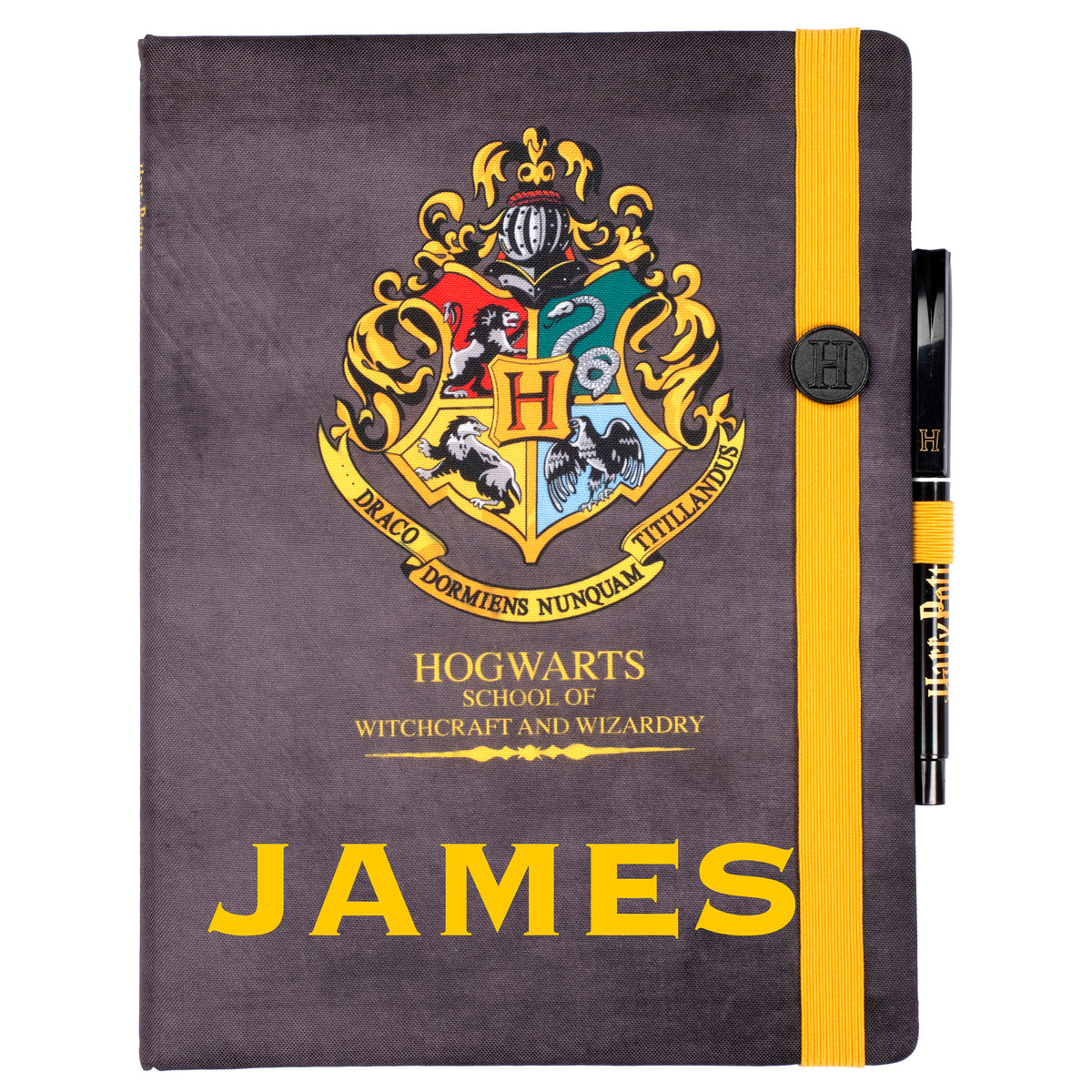 Personalised Harry Potter Notebook - Black – Fringoo