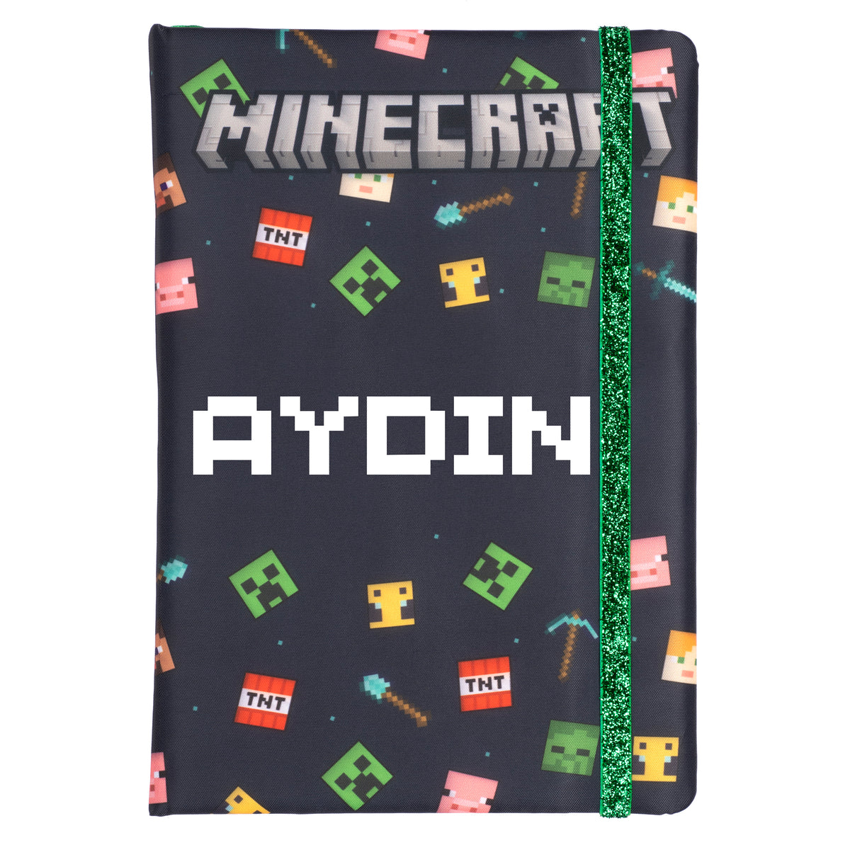 Personalised Minecraft Notebook - Black – Fringoo