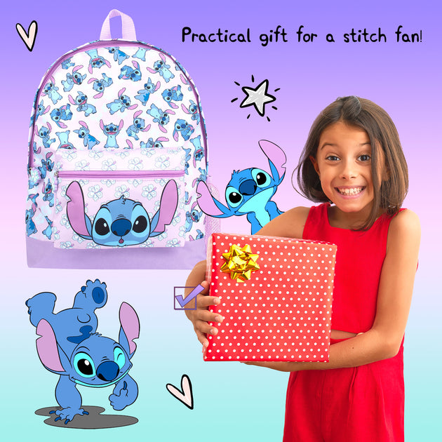 Personalised kids School Backpack - Disney Stitch – Fringoo