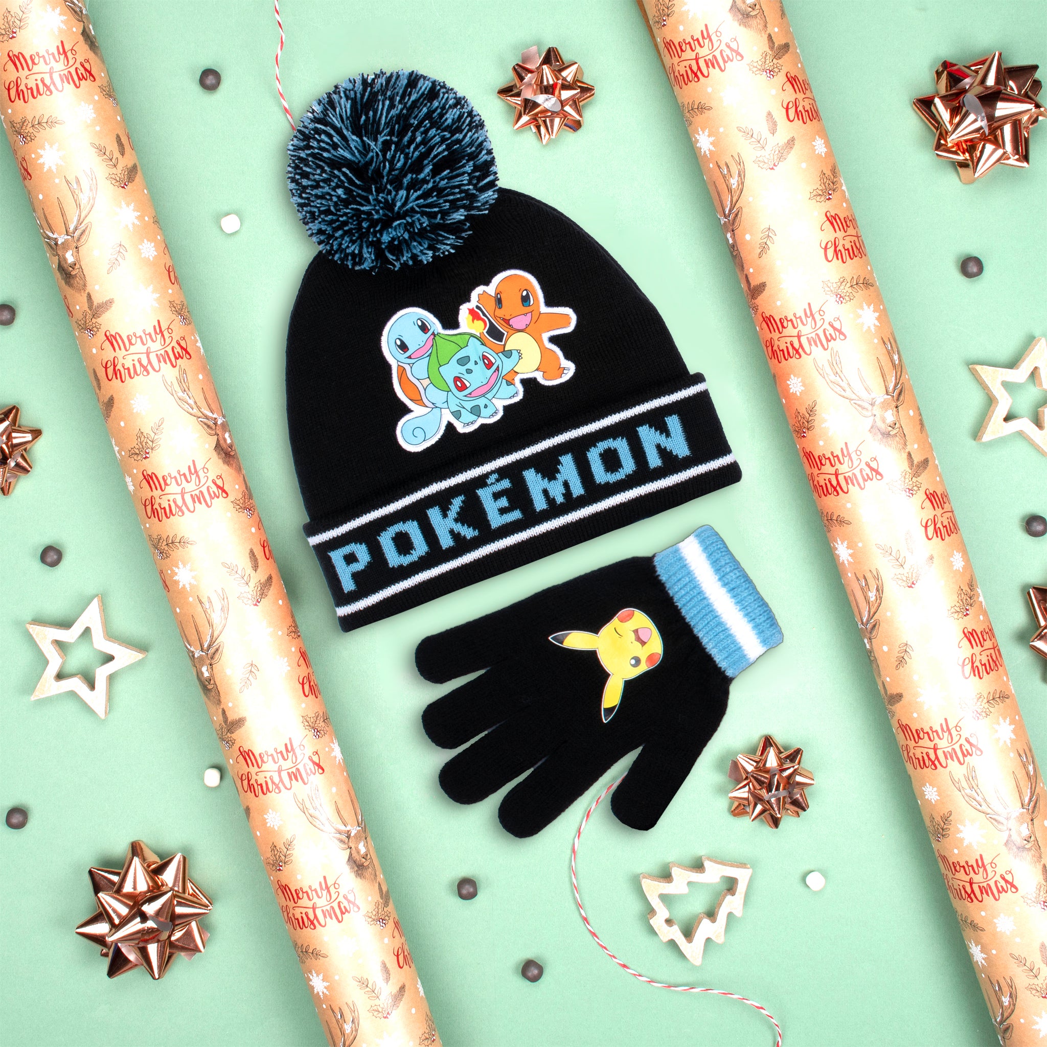 Pikachu Tail Pokemon Hat And Gloves Set For Kids | Girls And Boys ...