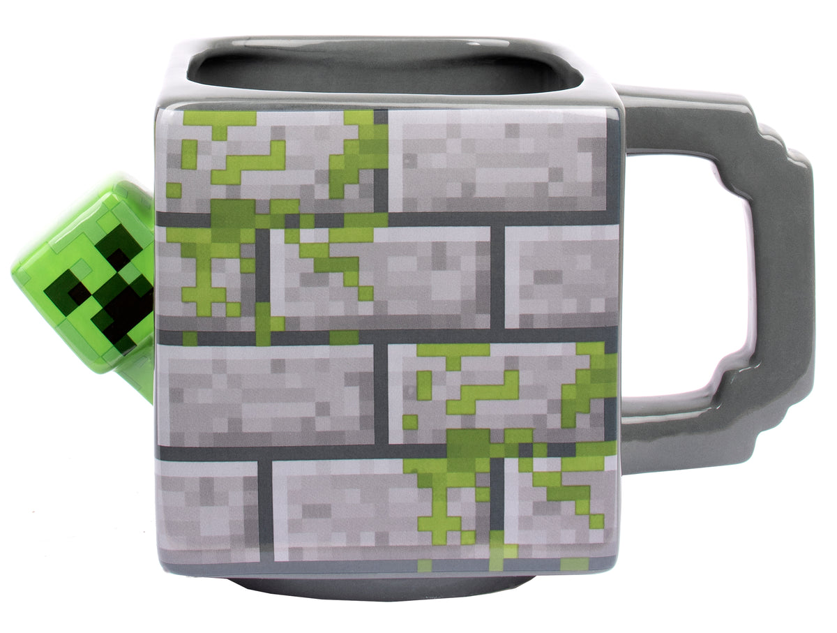 Minecraft Ceramic Mug 650 ml - Grey – Fringoo