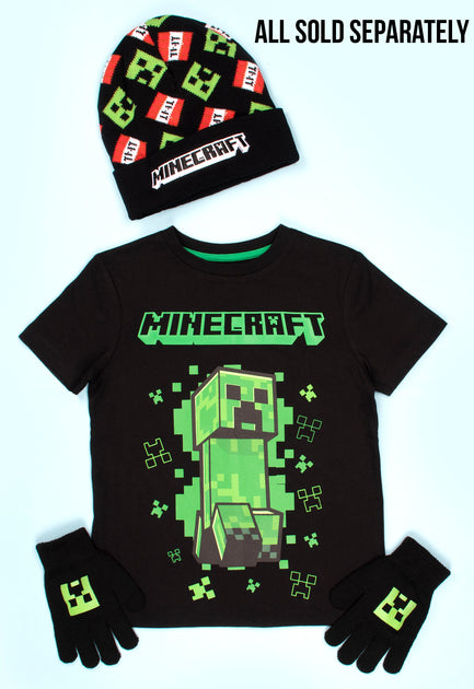 Minecraft Creeper T Shirt - Black – Fringoo